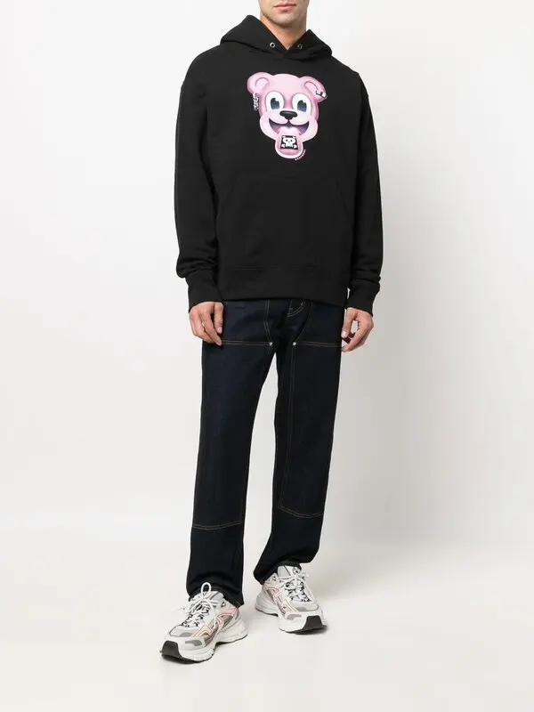 DOMREBEL Cartoon-print Cotton Hoodie