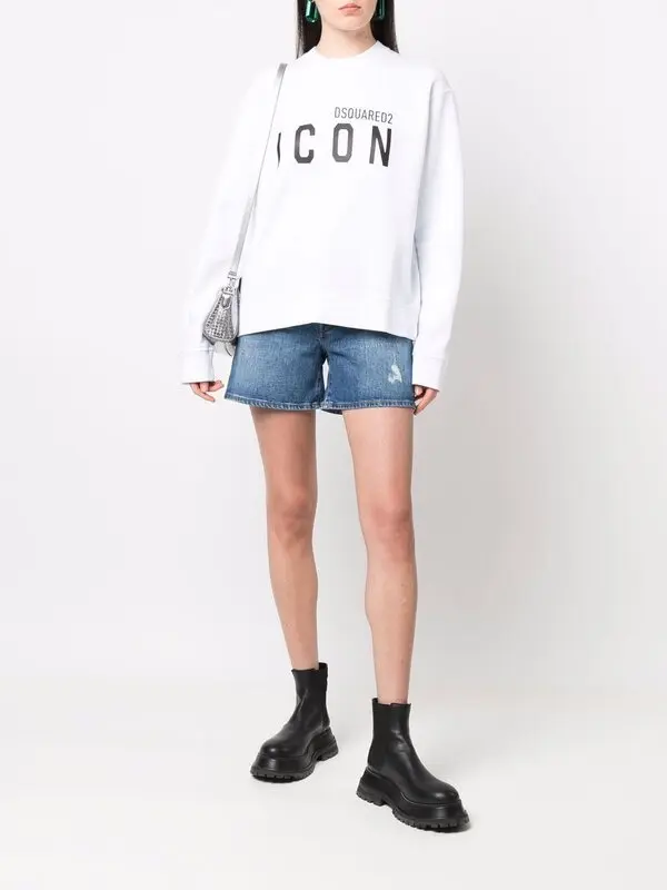 Dsquared2 Logo-print Long-sleeved Sweatshirt