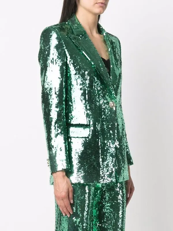 Philipp Plein Sequin-embellished Blazer - Green