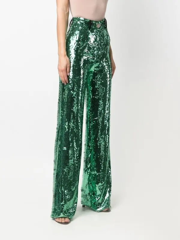 Philipp Plein Sequin-embellished Trousers