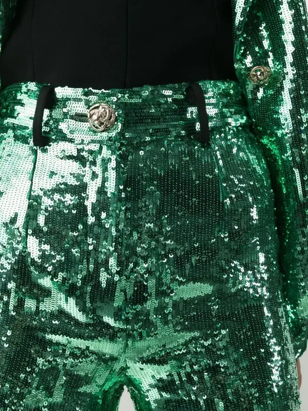 Philipp Plein Sequin-embellished Trousers