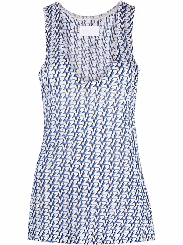 Zadig&Voltaire Lee Monogram-print Tank Top