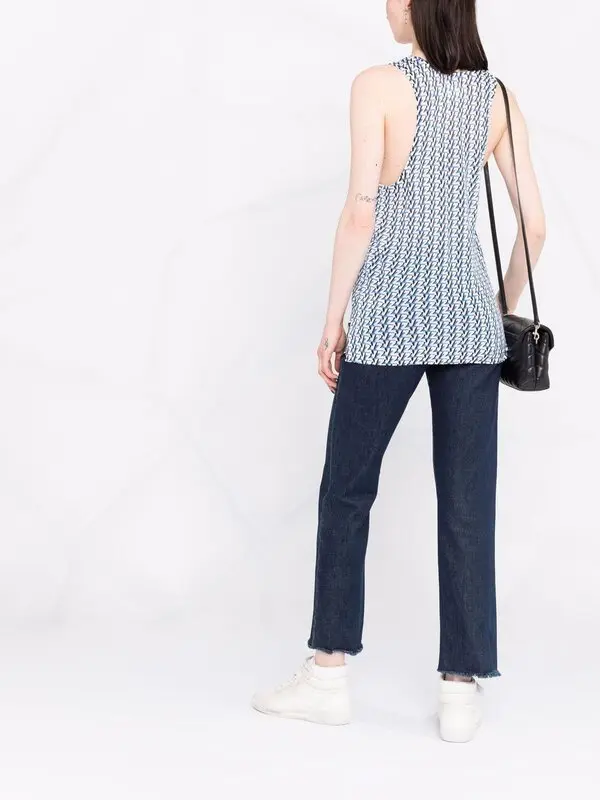 Zadig&Voltaire Lee Monogram-print Tank Top