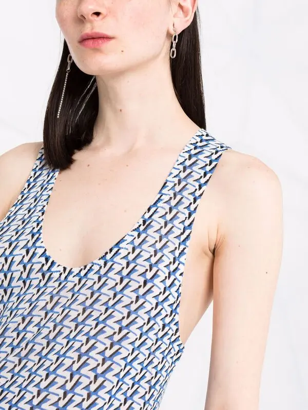 Zadig&Voltaire Lee Monogram-print Tank Top