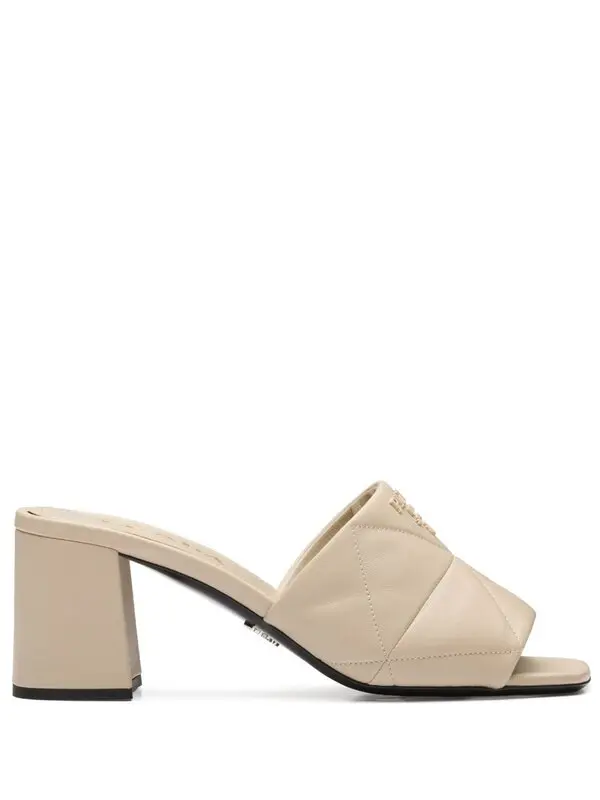 Prada Triangle Logo Mules