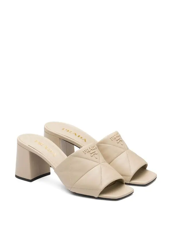 Prada Triangle Logo Mules