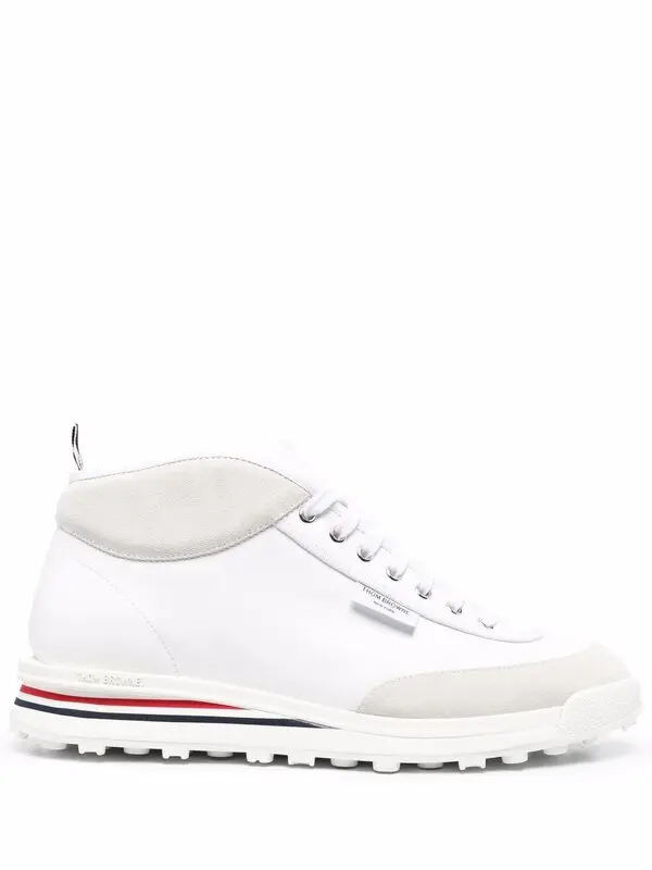 Thom Browne Rugby Mid-top Sneakers - White