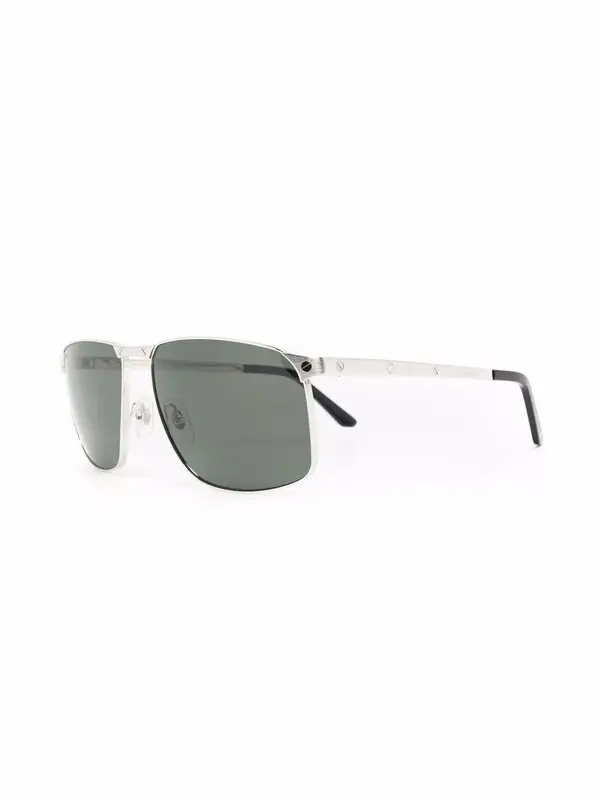 CARTIER Rectangle-frame Sunglasses