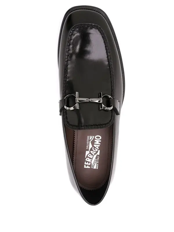 FERRAGAMO Slip-on Leather Loafers
