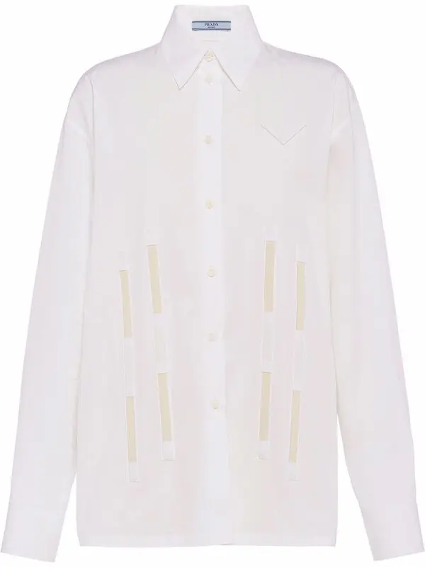 Prada Long-sleeve Cotton Shirt