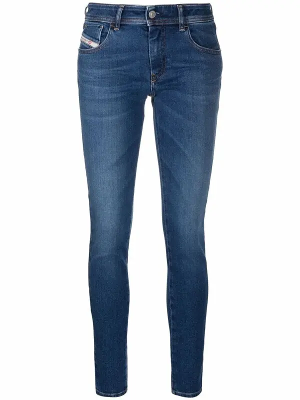 DIESEL® Slandy-low 09c21 Skinny Jeans - Blue