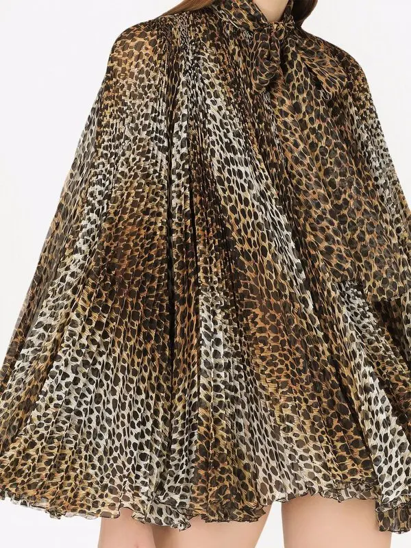 Dolce & Gabbana Leopard Print Mini Dress