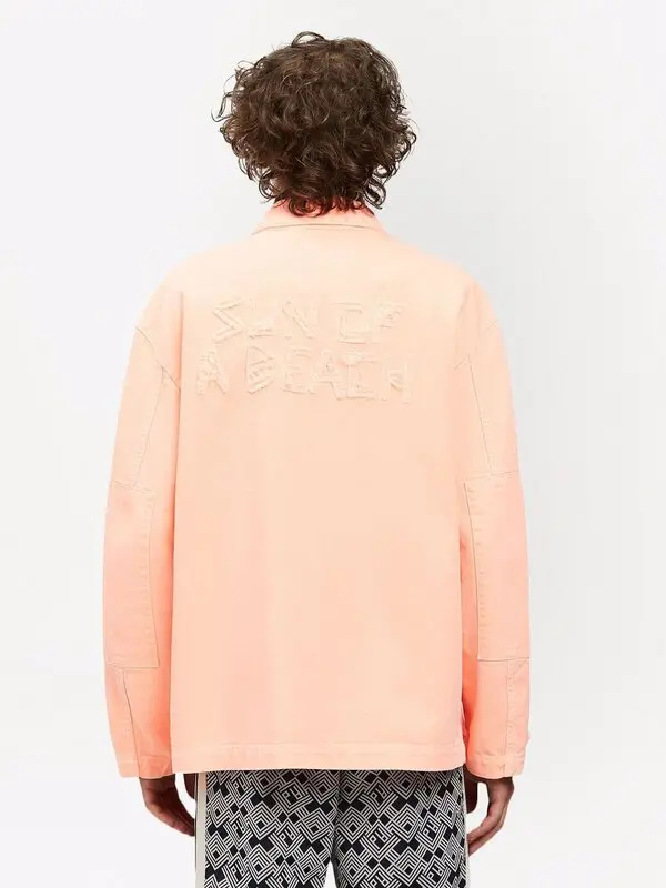 Palm Angels Oversized Denim Workwear Jacket