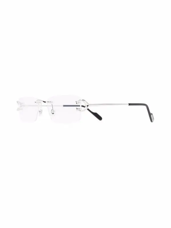 Cartier Square-frame Rimless Glasses