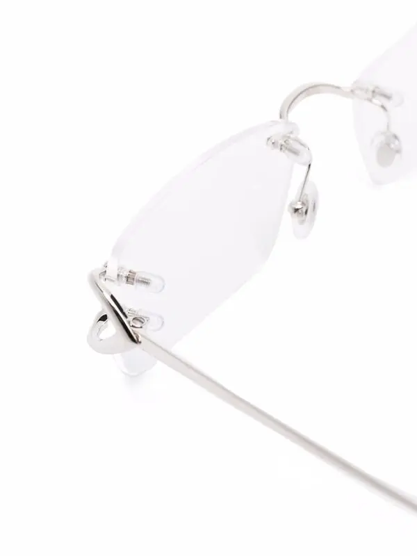 Cartier Square-frame Rimless Glasses