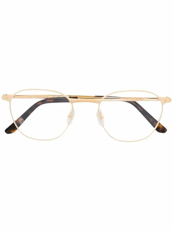 CARTIER Round-frame Glasses - Gold
