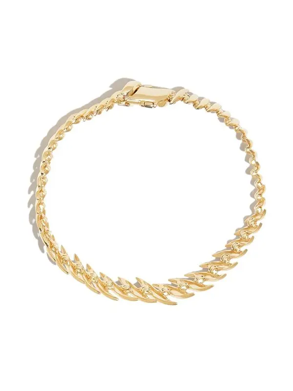 Fernando Jorge 18k Yellow Flame Small Bangle Bracelet