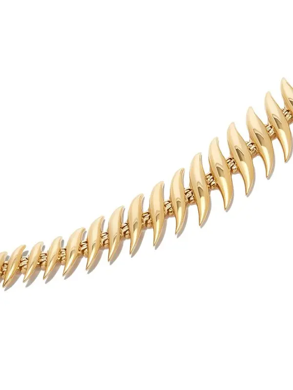 Fernando Jorge 18k Yellow Flame Small Bangle Bracelet