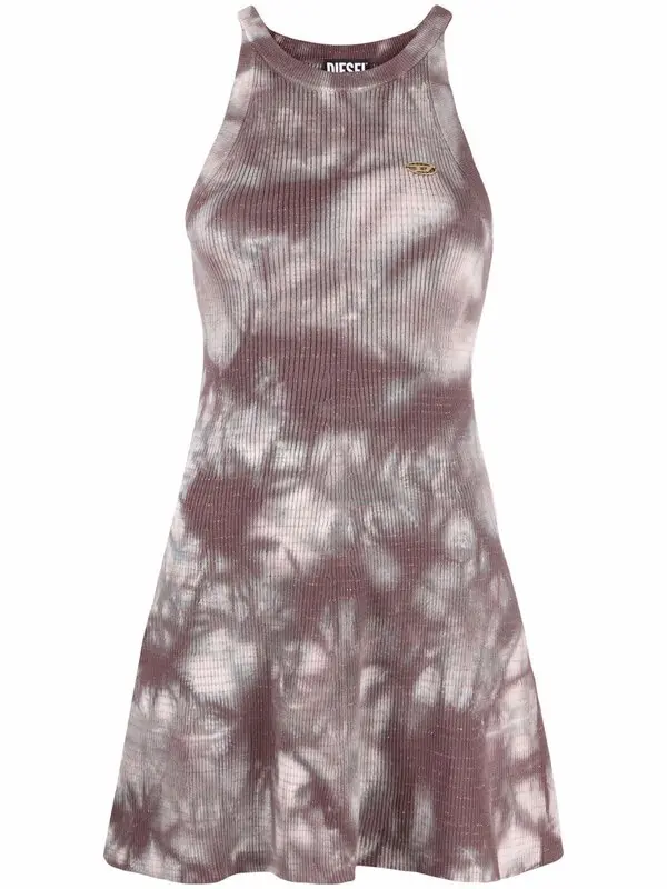 DIESEL® Metallic-knit Dress - Pink