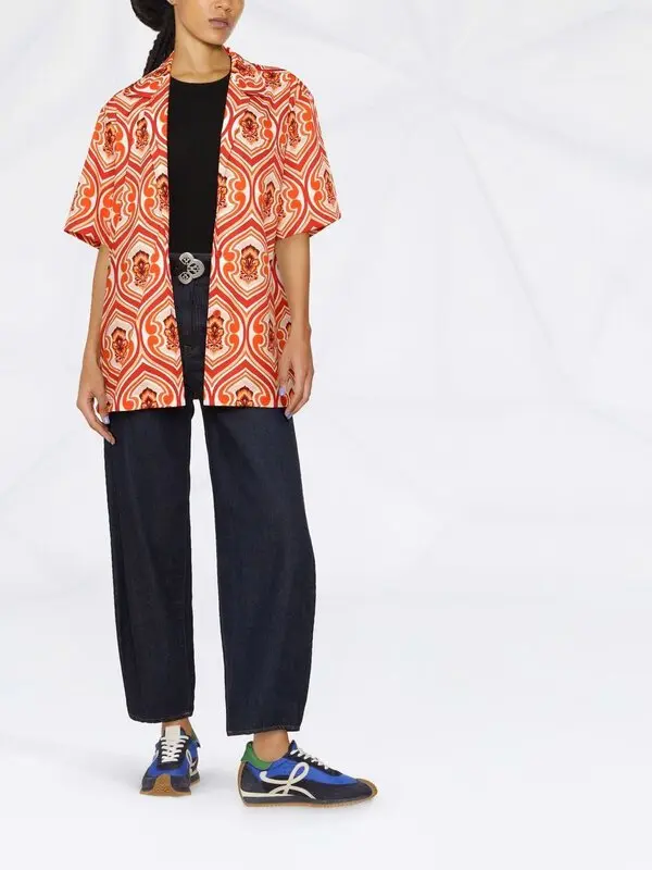 Etro Motif-print Cotton Shirt