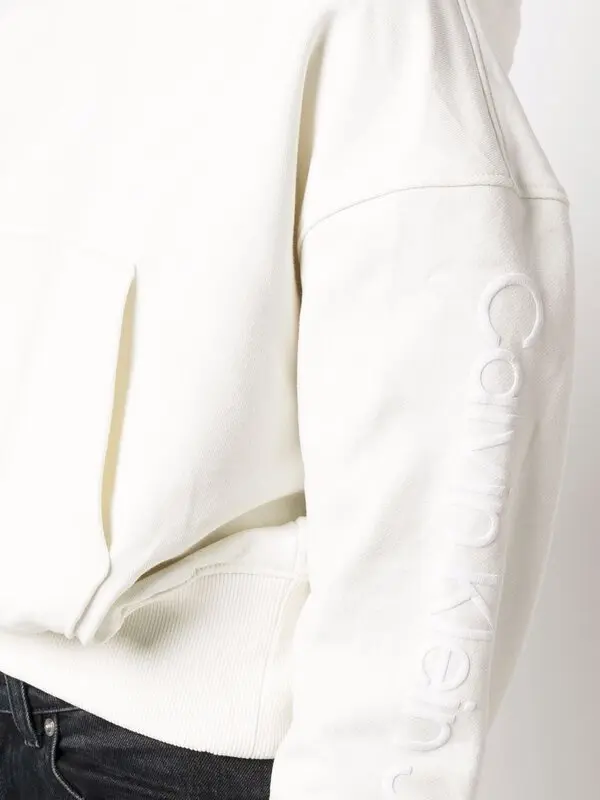Calvin Klein Logo-print Cotton Hoodie