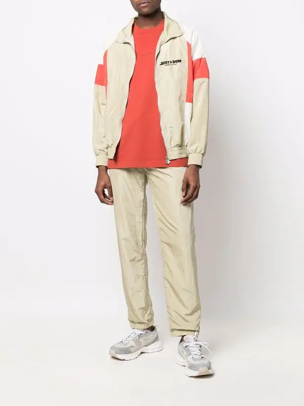 JUST DON Stripe-side Tech Track Pants