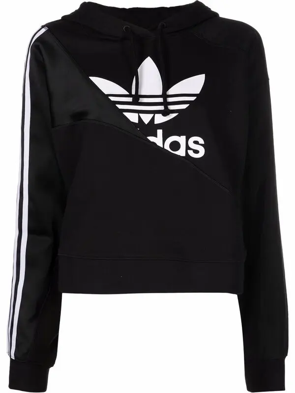 Adidas Adicolor Split Trefoil Hoodie - Black