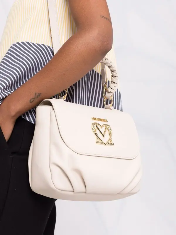 Moschino Heart Logo-plaque Top-handle Tote Bag
