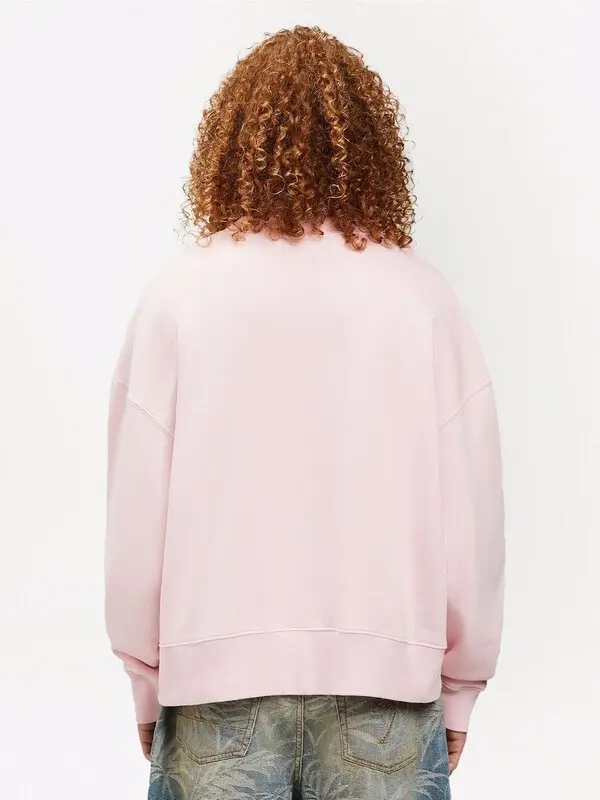 Palm Angels Broken Palm Print Cotton T-shirt - Pink
