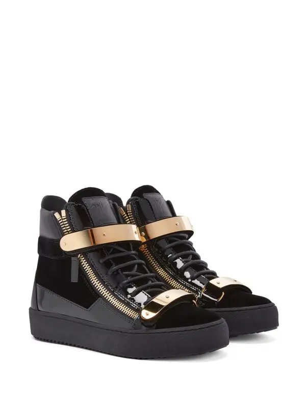 GIUSEPPE ZANOTTI Coby High-top Sneakers - Black