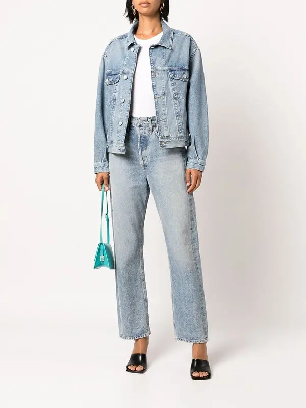 AGOLDE Charli Boyfriend-cut Denim Jacket