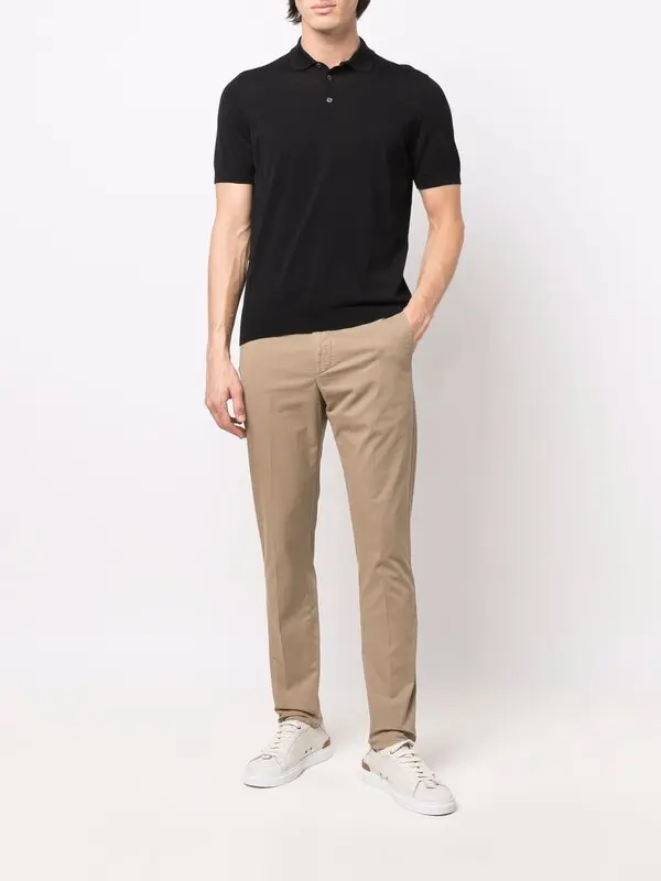 DRUMOHR Short-sleeve Polo Shirt - Black