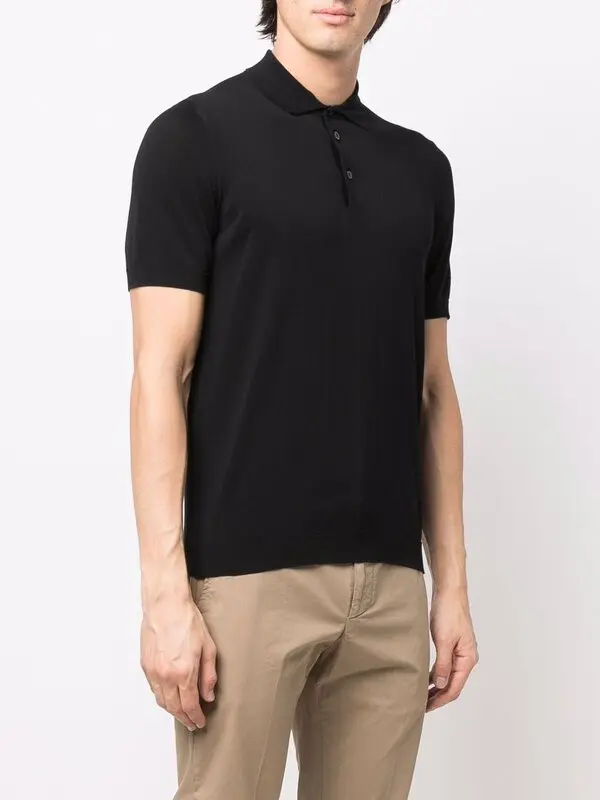 DRUMOHR Short-sleeve Polo Shirt - Black