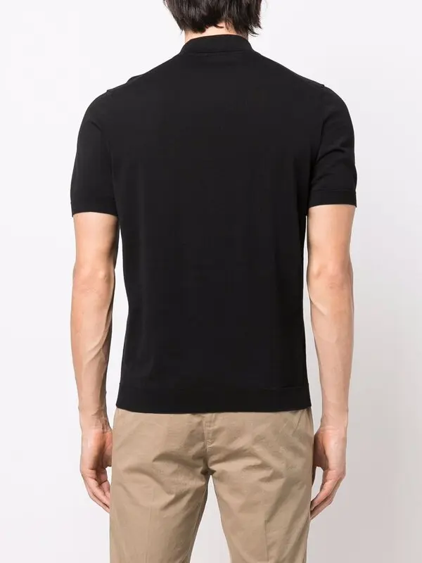 DRUMOHR Short-sleeve Polo Shirt - Black