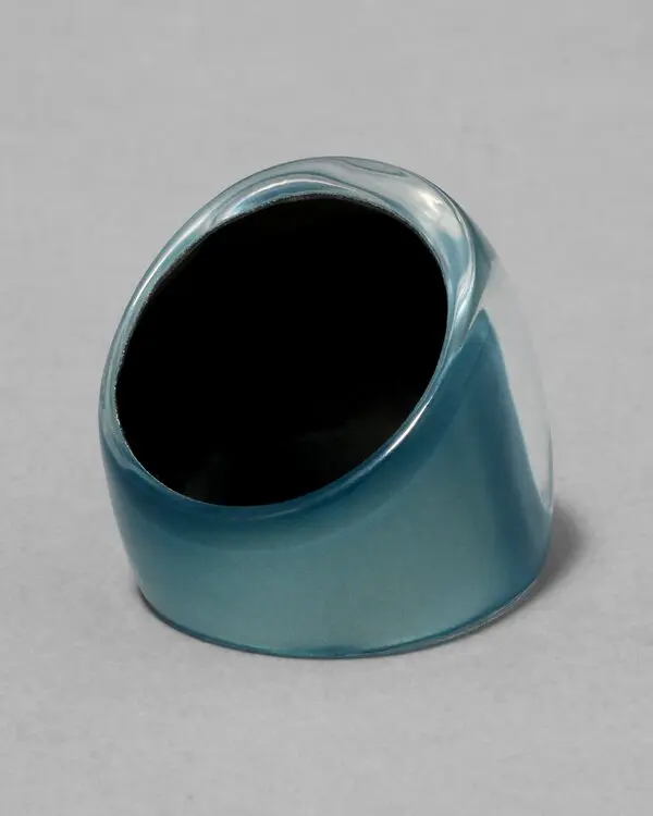 Alexis Bittar Lucite Block Ring - Metallic Sky