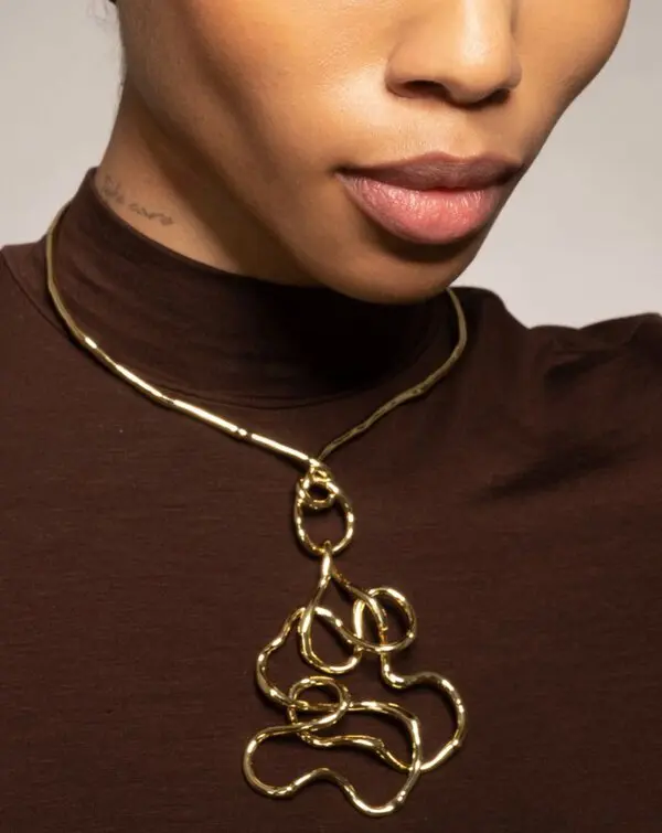 Alexis Bittar Twisted Statement Collar Necklace