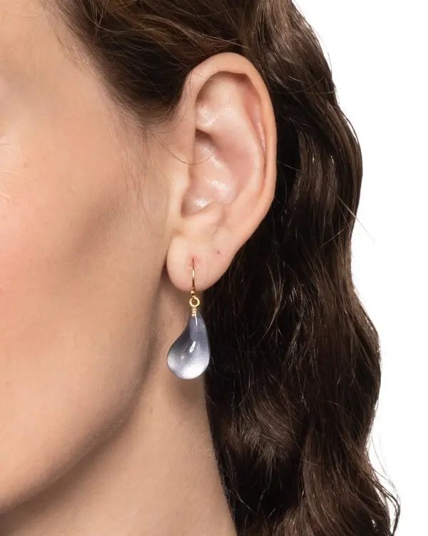 Alexis Bittar Lucite Dewdrop Dangle Earrings - Frozen Mist