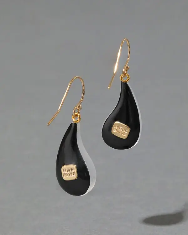 Alexis Bittar Lucite Dewdrop Dangle Earrings - Silver