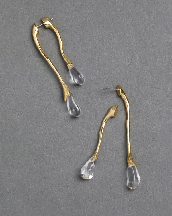 Alexis Bittar Lucite Front Back Double Drop Earring