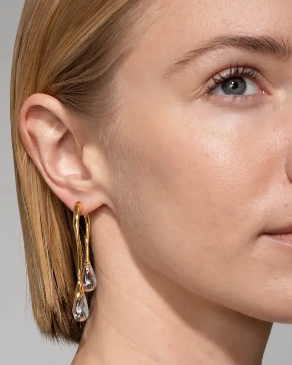 Alexis Bittar Lucite Front Back Double Drop Earring