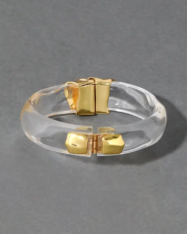 Alexis Bittar Molten Lucite Hinge Bracelet