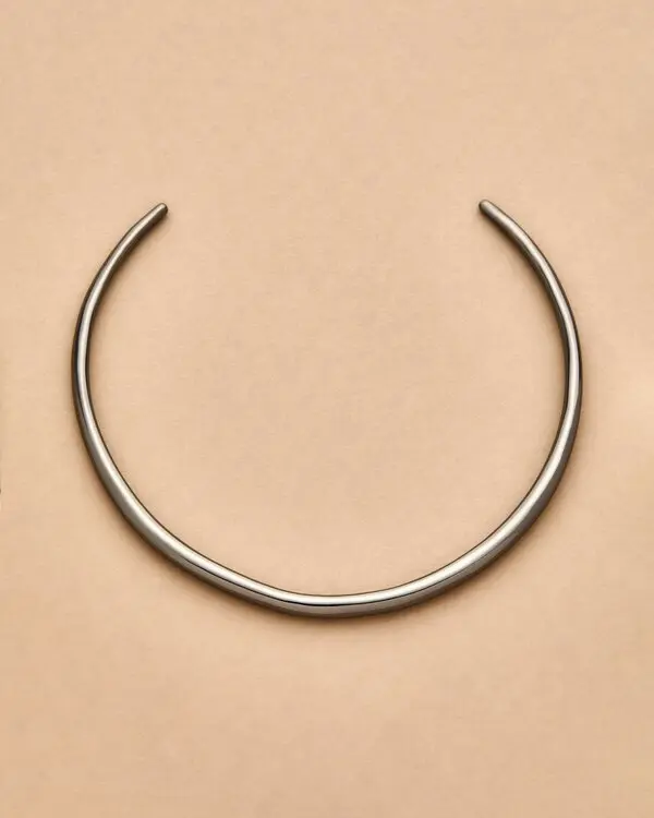 Alexis Bittar Thin Collar Necklace - Gunmetal