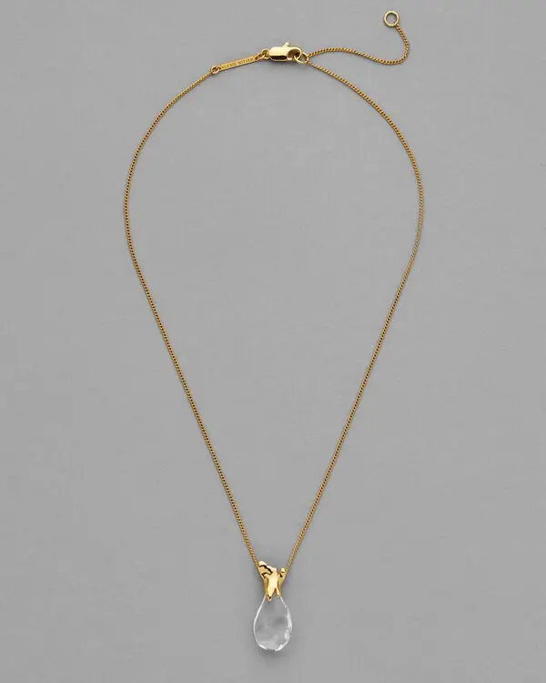 Alexis Bittar Liquid Lucite Small Vessel Pendant Necklace
