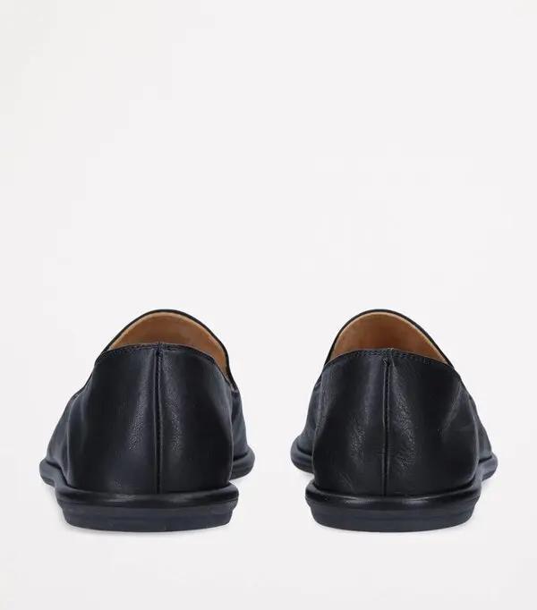 THE ROW Canal Leather Loafers