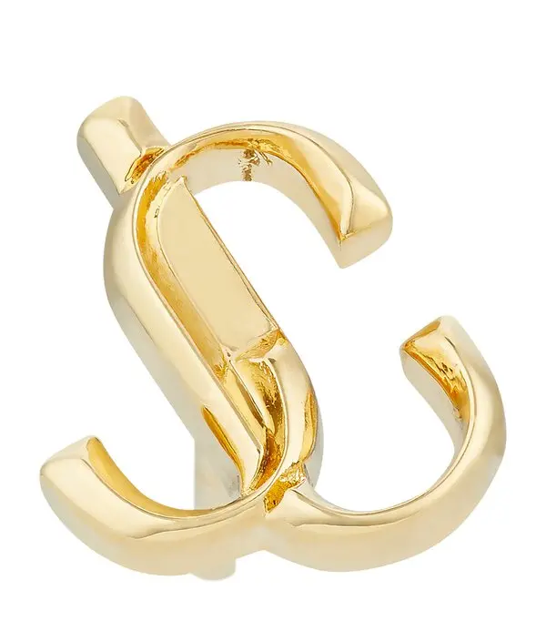 JIMMY CHOO Jc Logo Stud Earrings - Gold