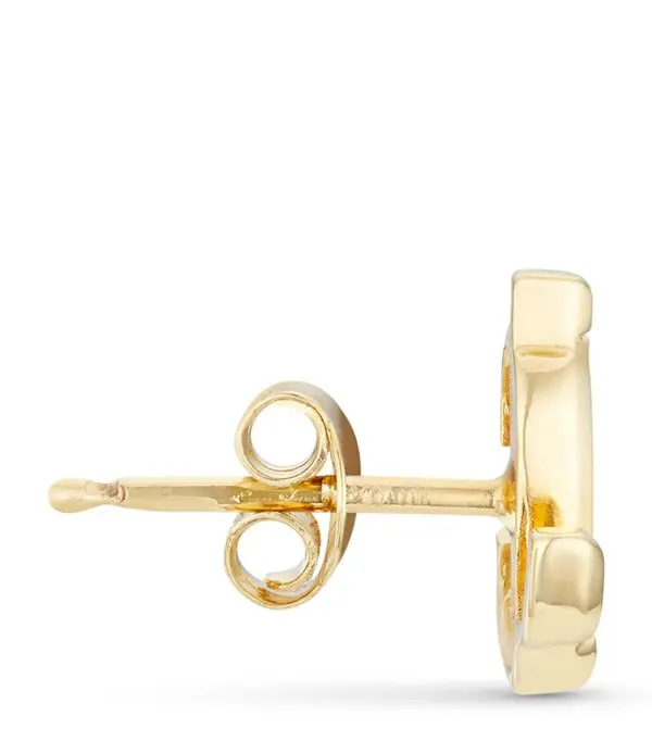 JIMMY CHOO Jc Logo Stud Earrings - Gold