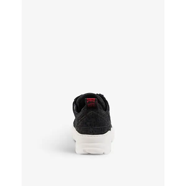 Zadig&Voltaire Blaze Leopard-print Leather Trainers