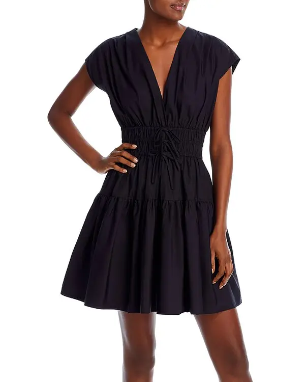 Derek Lam 10 Crosby Tora Mini Dress - Black