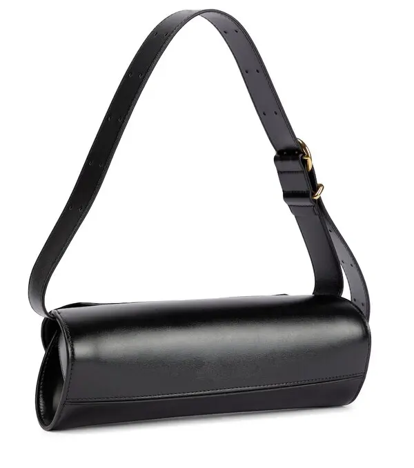JIL SANDER Cannolo Leather Shoulder Bag