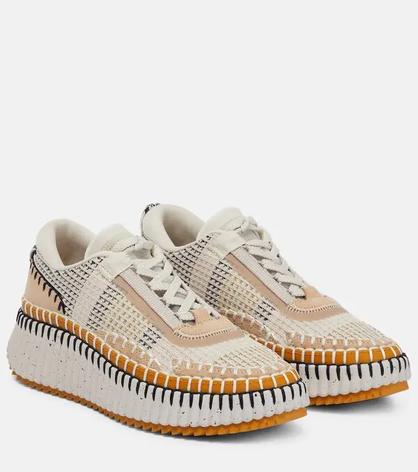 Chloé Nama Sneakers - Beige